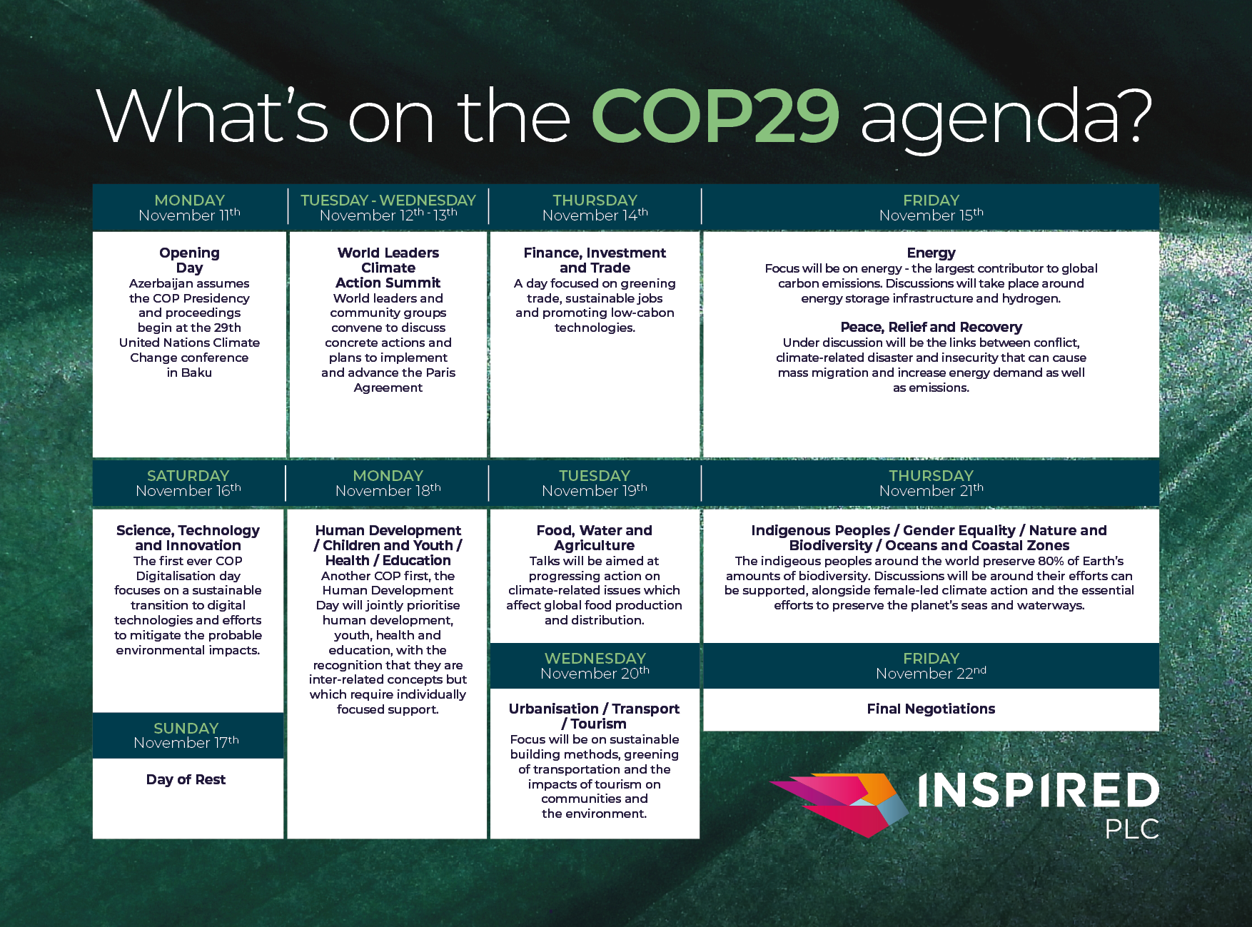 COP29 Insights Hub - Inspired PLC
